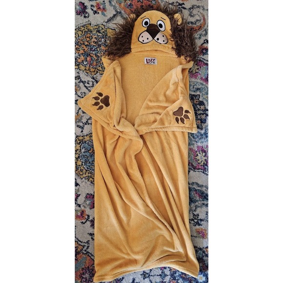 Lazy One | Bedding | Lazy One Lion Animal Blanket Hoodie Kids Wearable ...